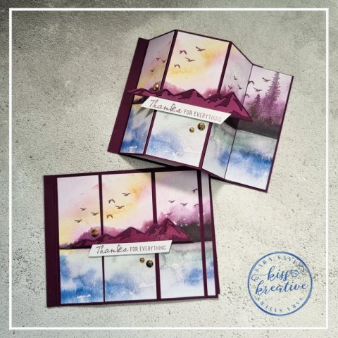 How To Make A Bay Window Card - Share It Sunday - KISS Kreative