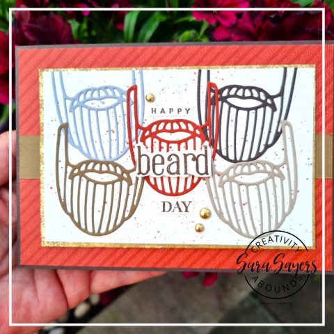 Happy Beard Day! card for the boys - KISS Kreative
