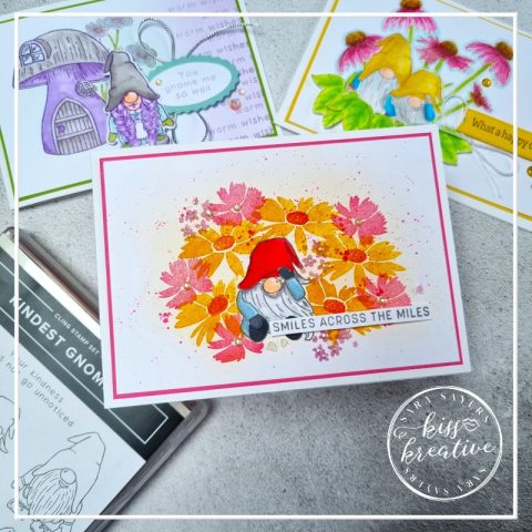How To Make Fun Garden Gnomes Cards - Share It Sunday - KISS Kreative
