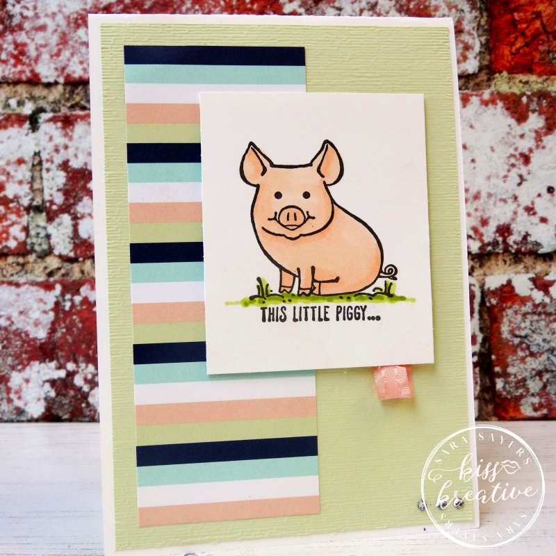Simple This Birthday Piggy cards - KISS Kreative