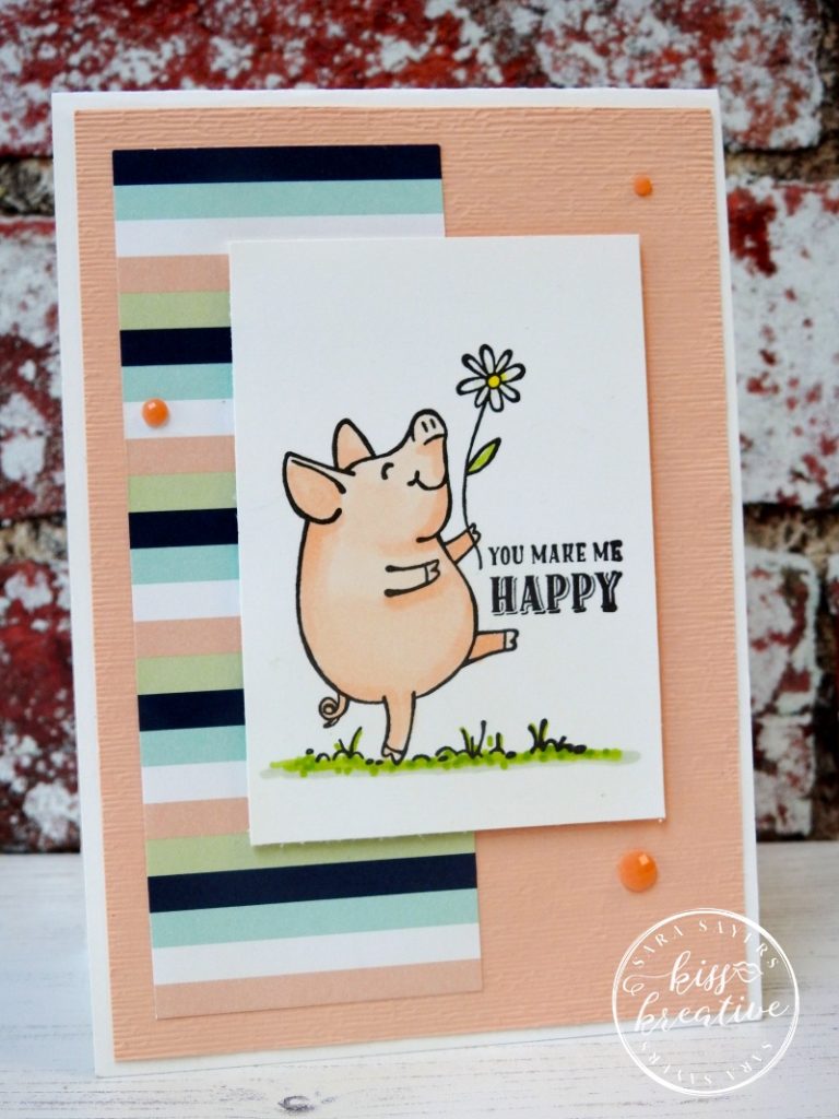 Simple This Birthday Piggy cards - KISS Kreative