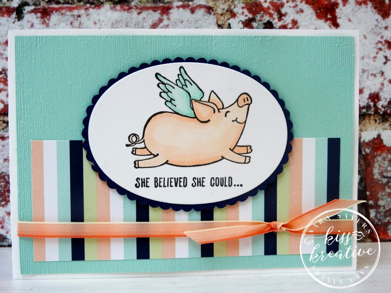 Simple This Birthday Piggy cards - KISS Kreative