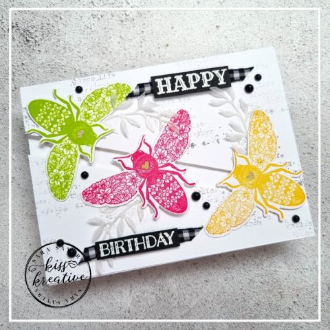Garden Gate Split Birthday Card - KISS Kreative