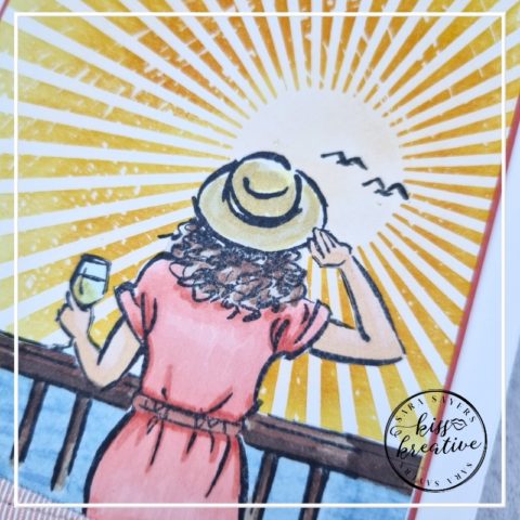 Sunshine Bon Voyage Card - KISS Kreative